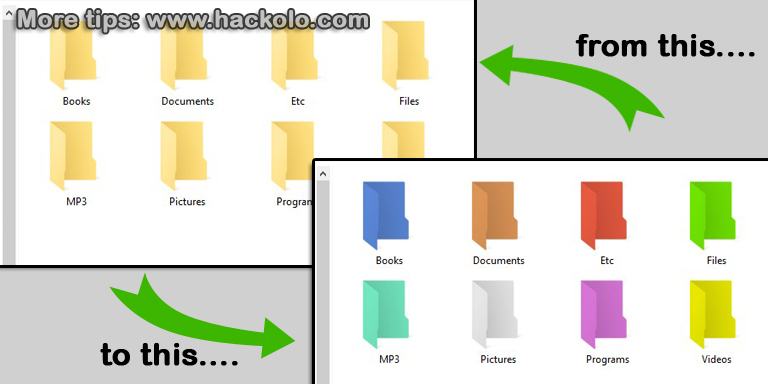 Tutorial How To Change Folder Colors In Windows